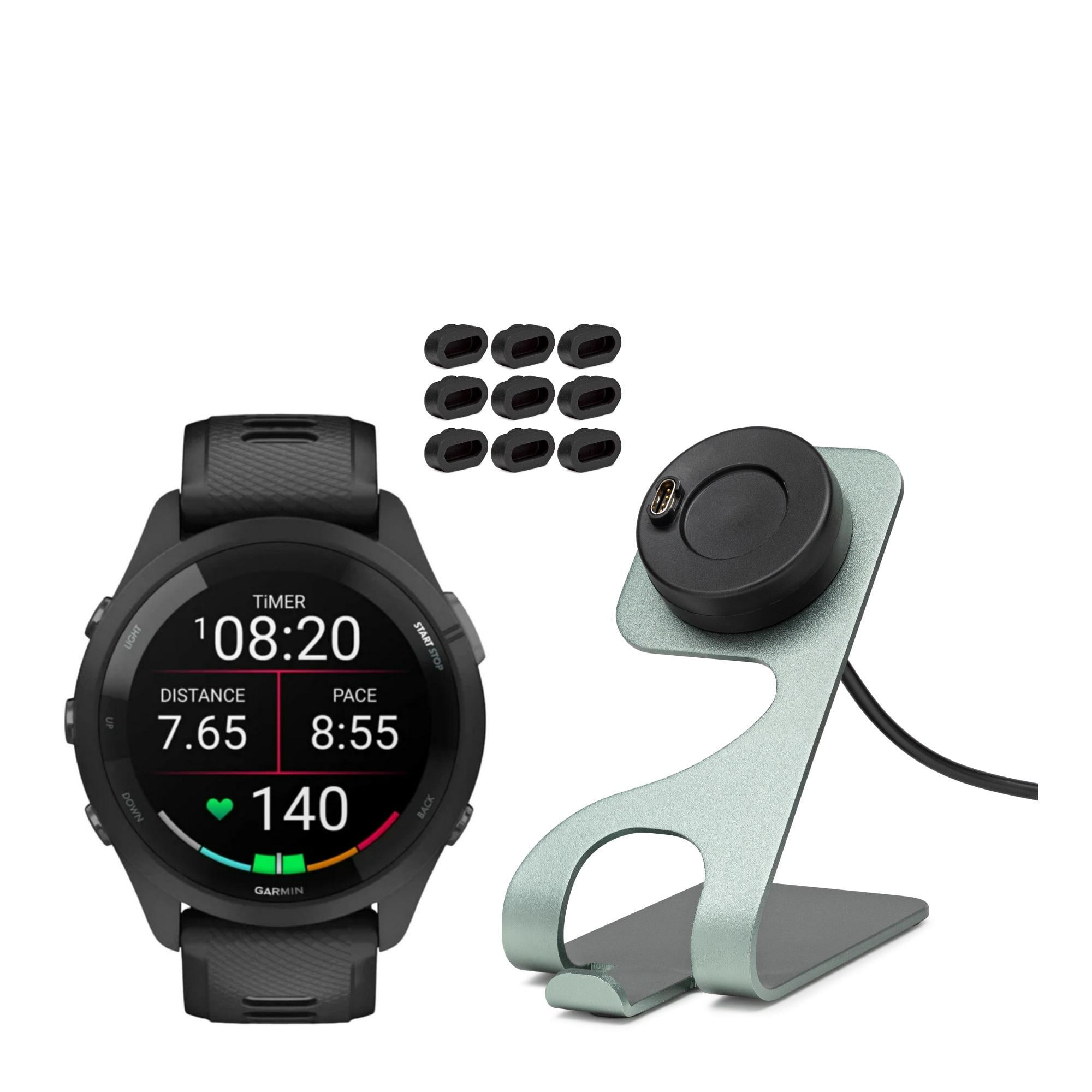 Garmin Forerunner 265 GPS Running Smartwatch Black, AMOLED Display ...