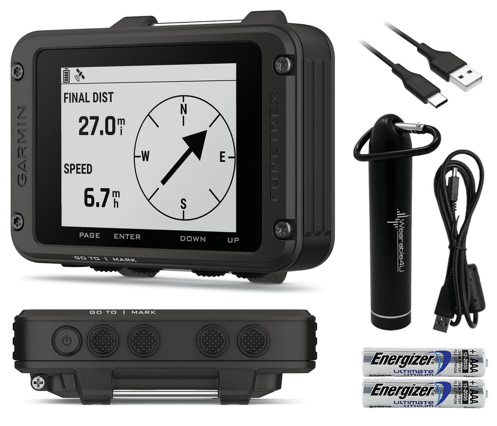 Wearable4u Garmin Foretrex 801 Wrist-Mounted GPS Navigator, AAA ...