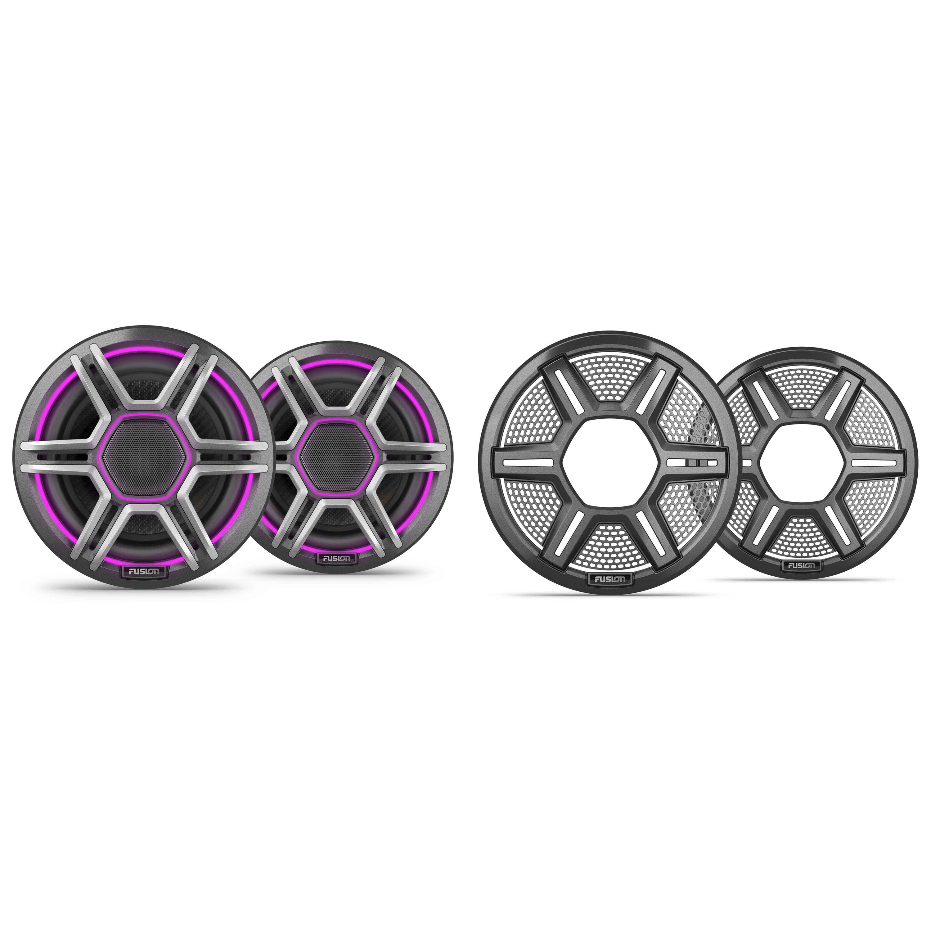 Garmin Fusion Apollo AP-FL65SPG 6.5" LED Marine Speakers Sport Grills ...