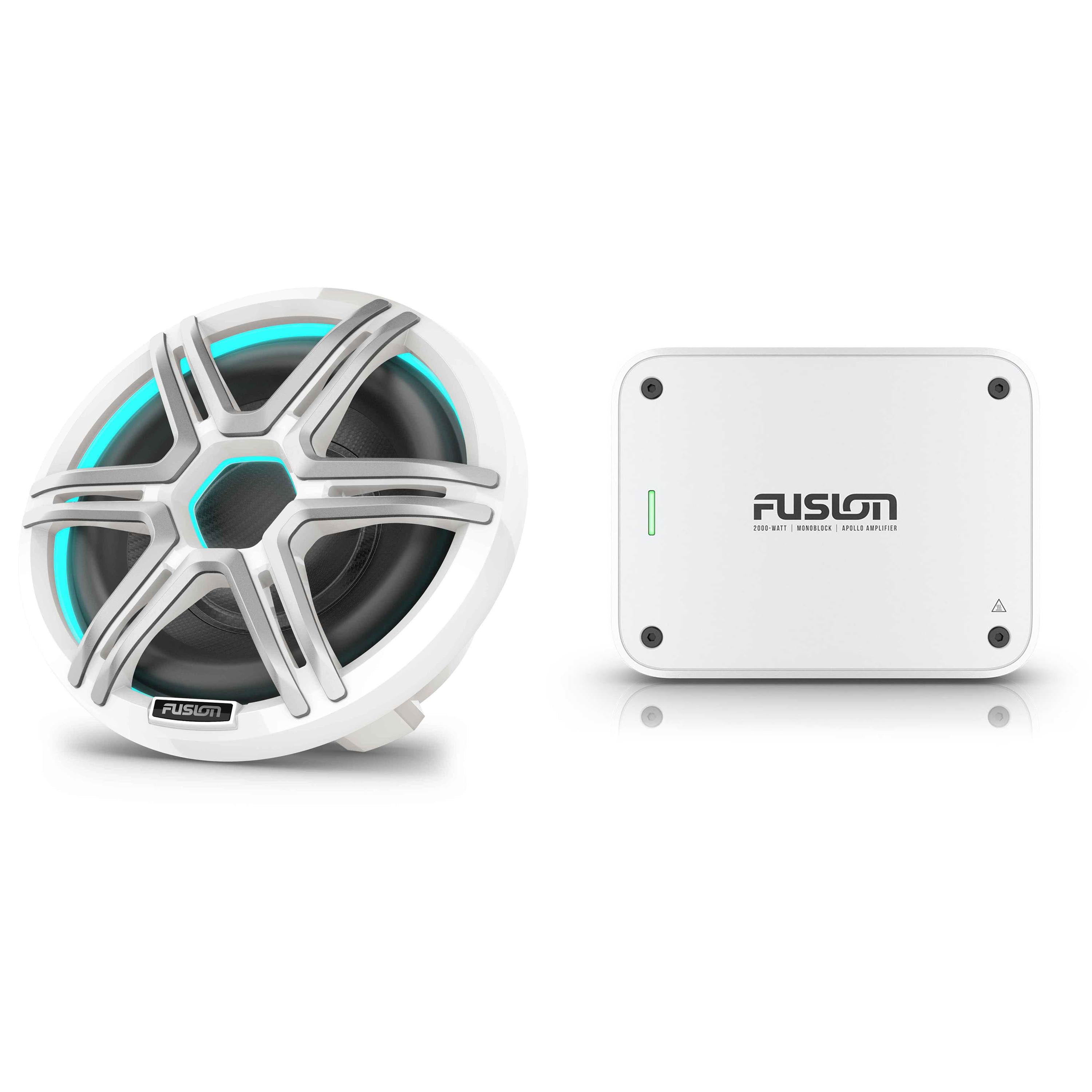 Garmin Fusion Apollo AP-SL10SPW 10" LED Marine Subwoofer Sport Grill ...