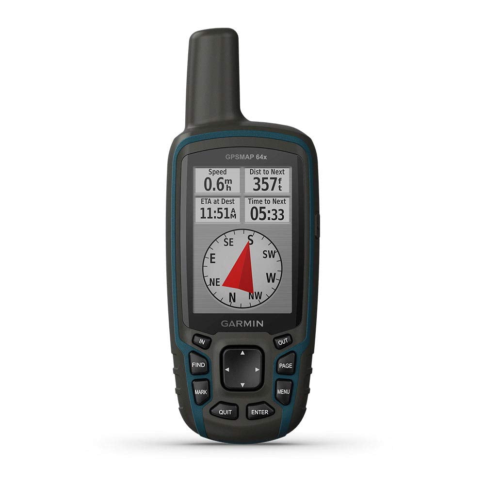 Garmin GPSMAP 64x, Handheld GPS, Preloaded with Topo Active Maps ...