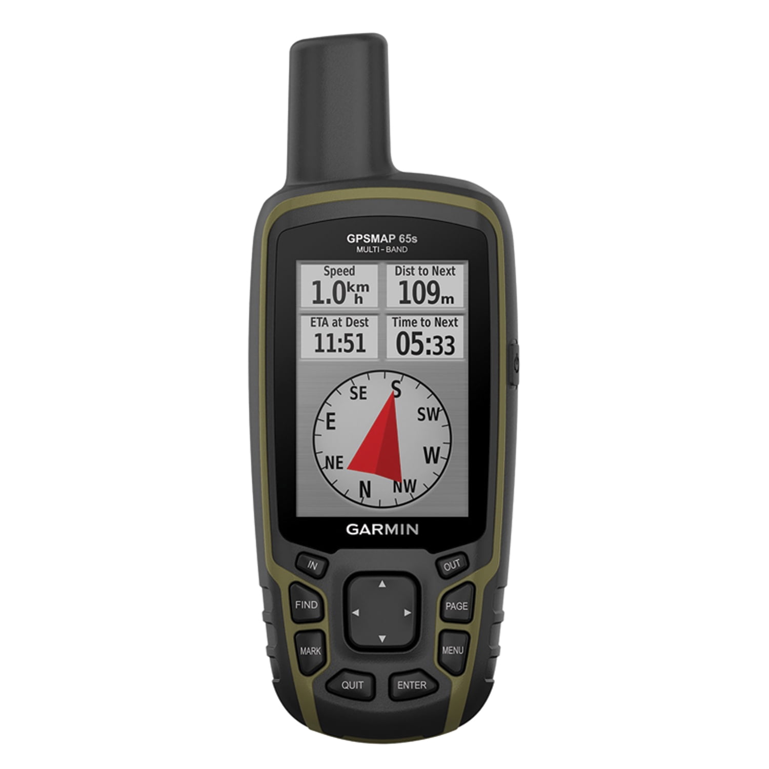 GARMIN, GPSMAP 65s Handheld GPS with Sensors, 010-02451-10 - Walmart.com