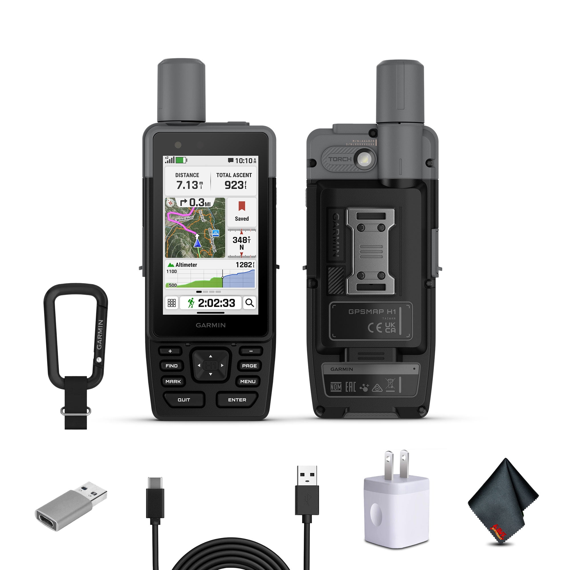 Garmin GPSMAP H1 Rugged Design Premium GPS Handheld Navigator for ...