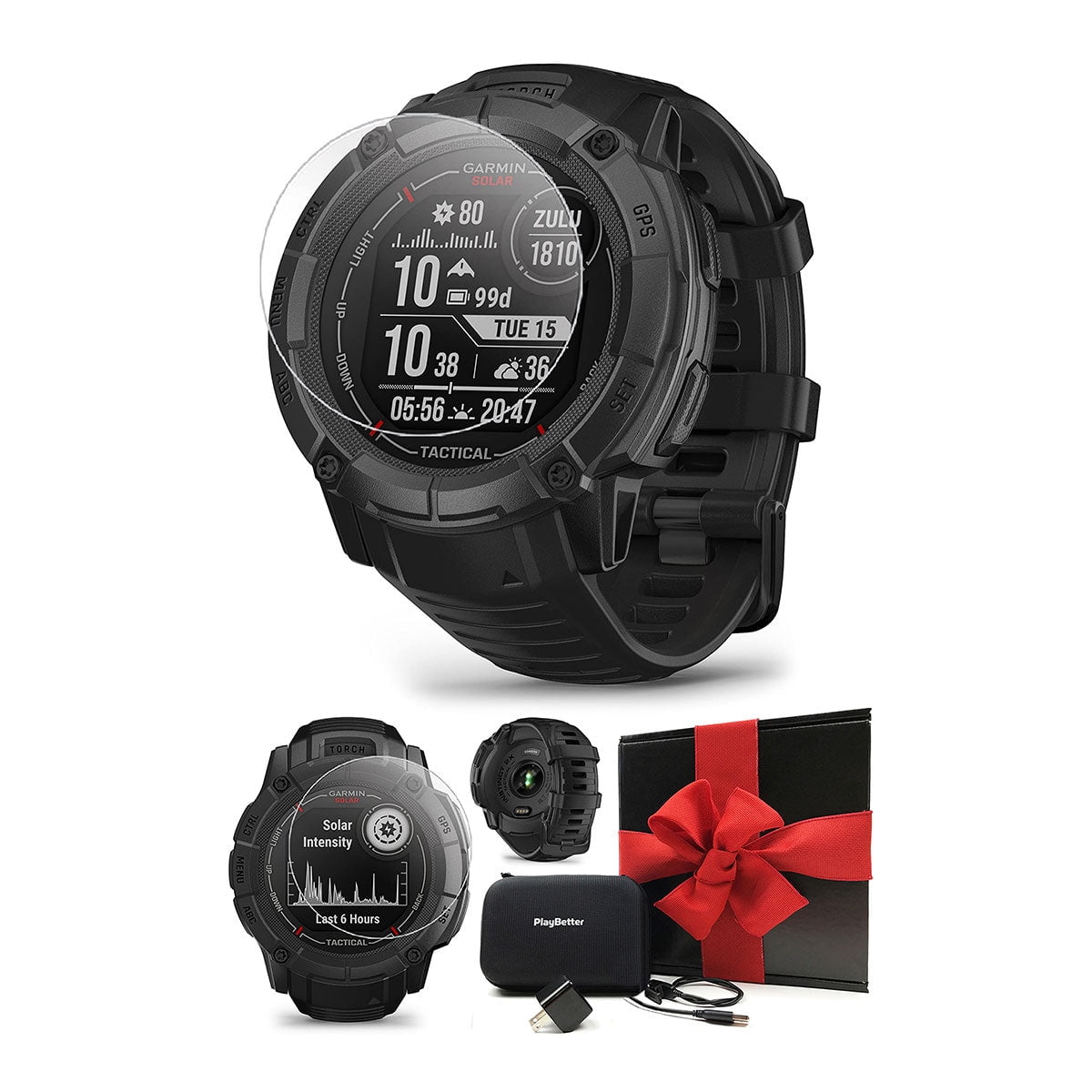 Garmin Instinct 2X Solar Tactical Rugged GPS Smartwatch - Walmart.com