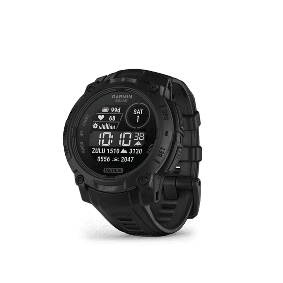 GARMIN Instinct 3 Tactical Edition, 45mm, Solar Charged GPS Smartwatch ...