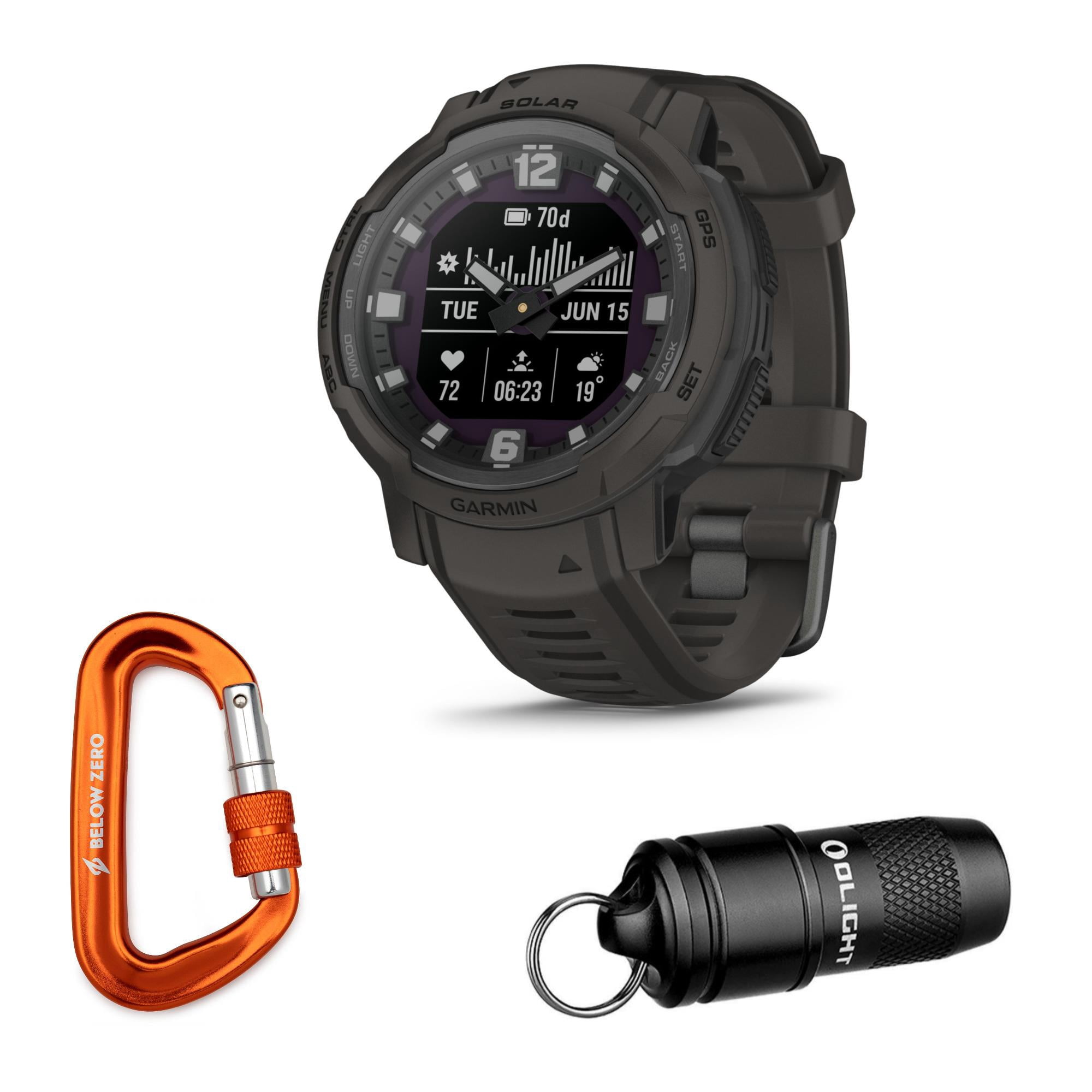 Garmin Instinct Crossover Solar Standard Edition (Graphite) with ...