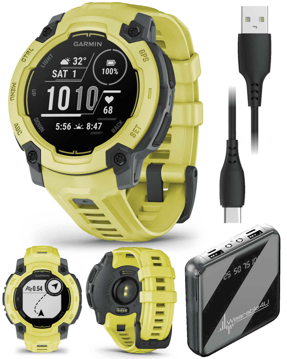 Garmin Instinct E 45mm, Rugged Outdoor GPS Smartwatch, 24/7 Health ...