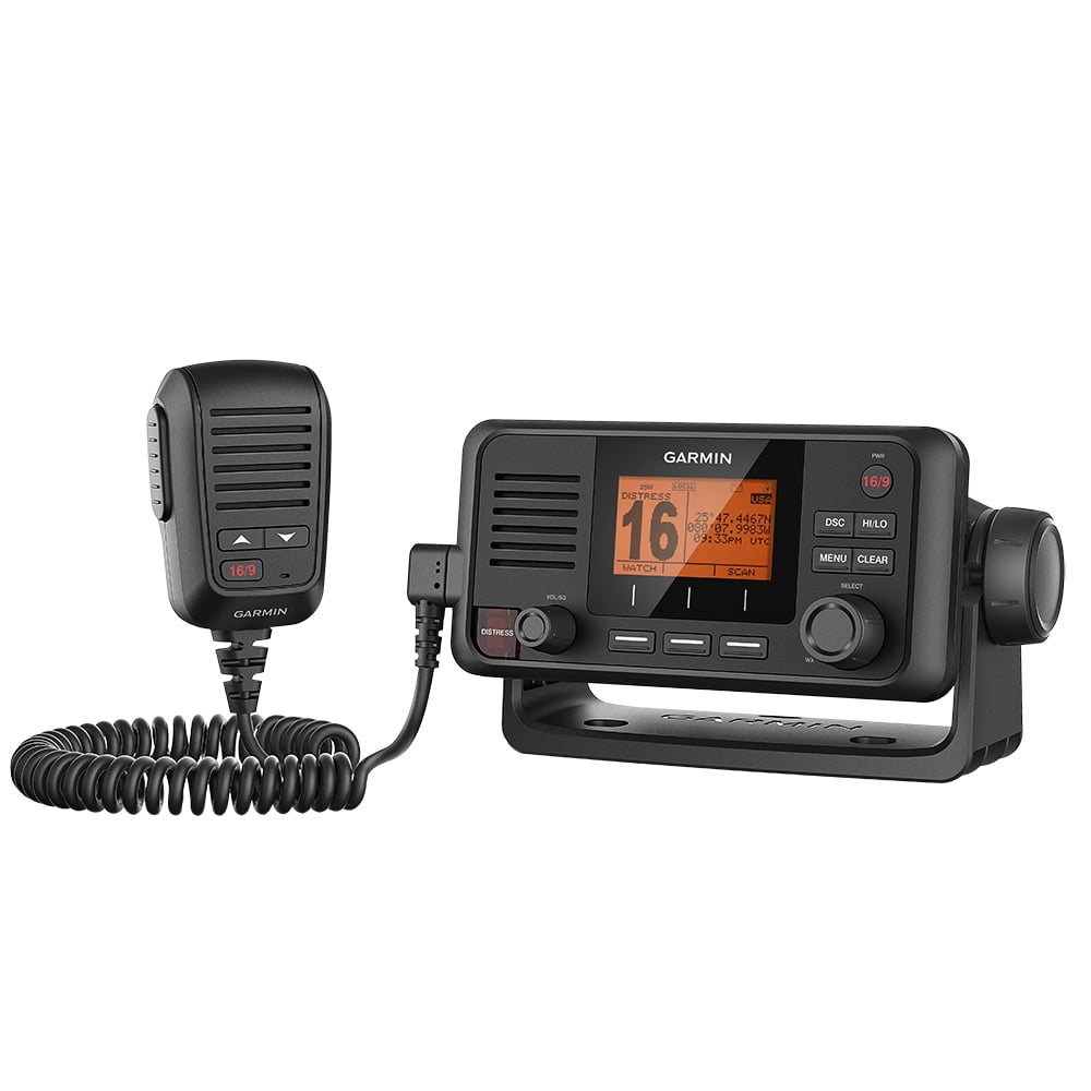 Garmin VHF 115 Marine Radio with IPX7 Waterproof and 25W Transmit Power ...