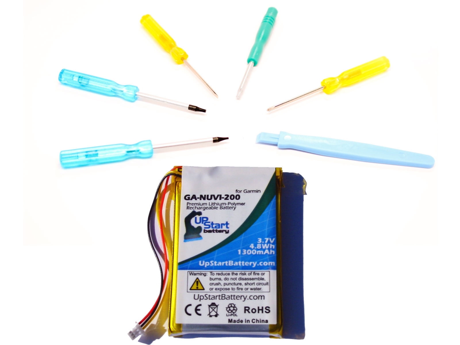 Garmin Nuvi 250W Battery with Tools - Replacement for Garmin GPS ...