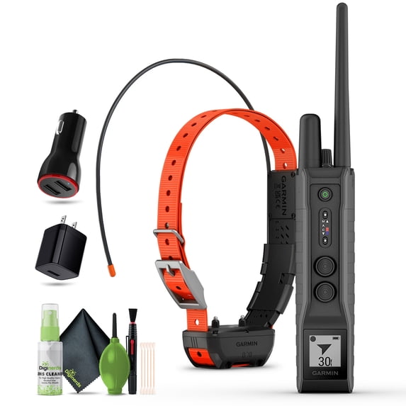 Garmin Pro 550 Plus, Handheld + Garmin Alpha TT25 Dog Collar + Cleaning ...