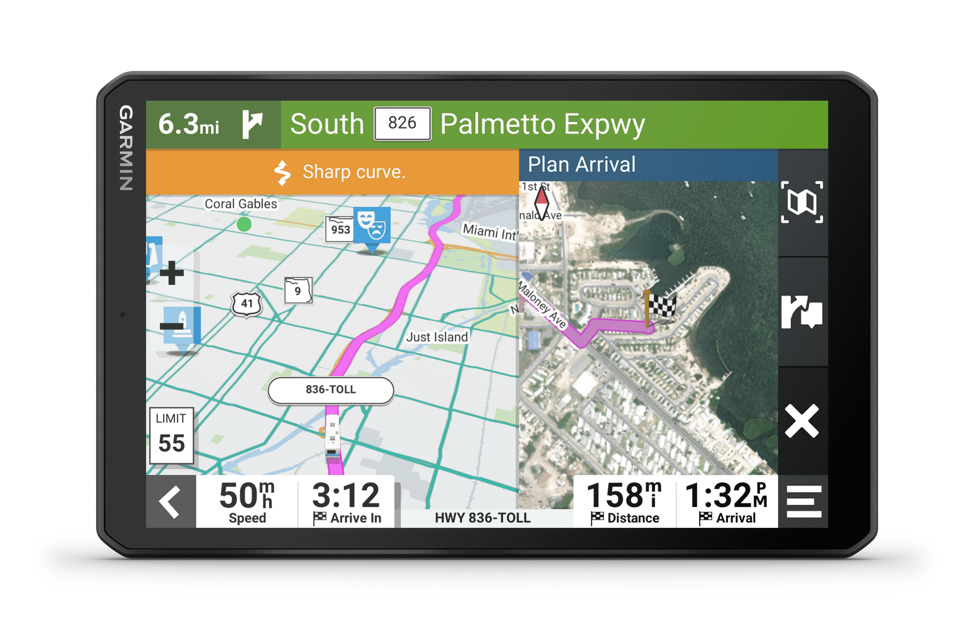 Garmin RV 895 GPS Navigation Device with Vivid Lifetime Maps - Walmart.com