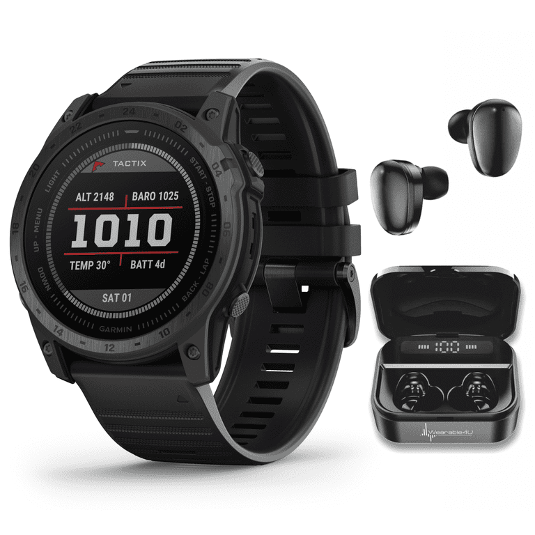 Garmin Tactix 7 Sport GPS Watch, 1.4 in, Silicone Band with Garmin Tactix 7 Sport GPS Watch, 1.4 in, Silicone Band with