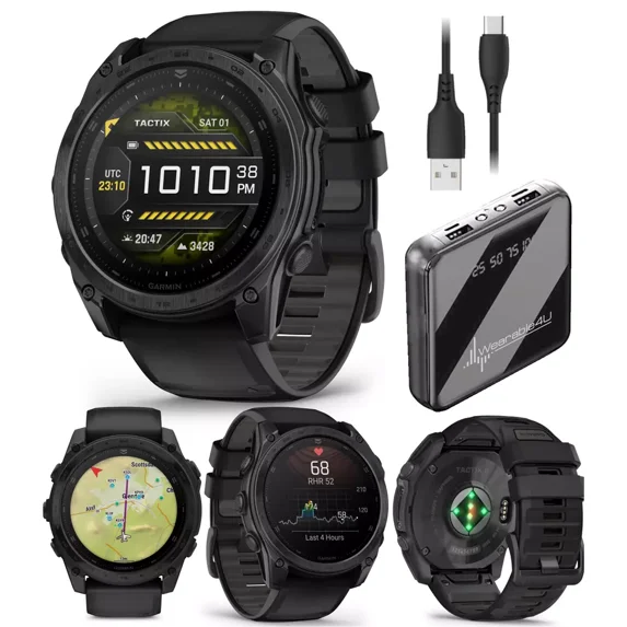 Garmin Tactix 8 - 51mm, AMOLED Display, Premium Tactical GPS Smartwatch ...