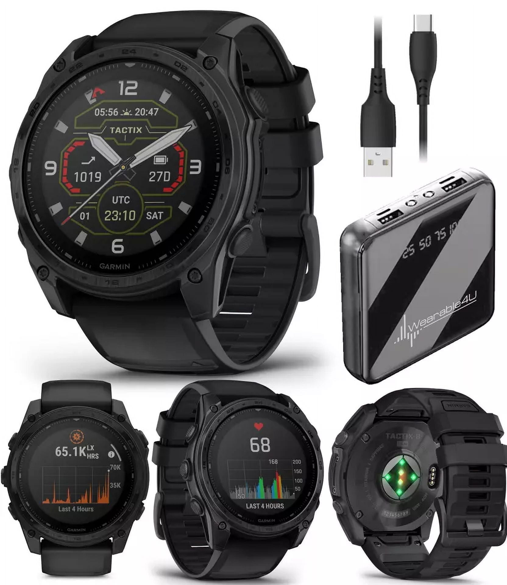 Garmin Tactix 8 - 51mm Solar Charged Display,Premium Tactical GPS ...