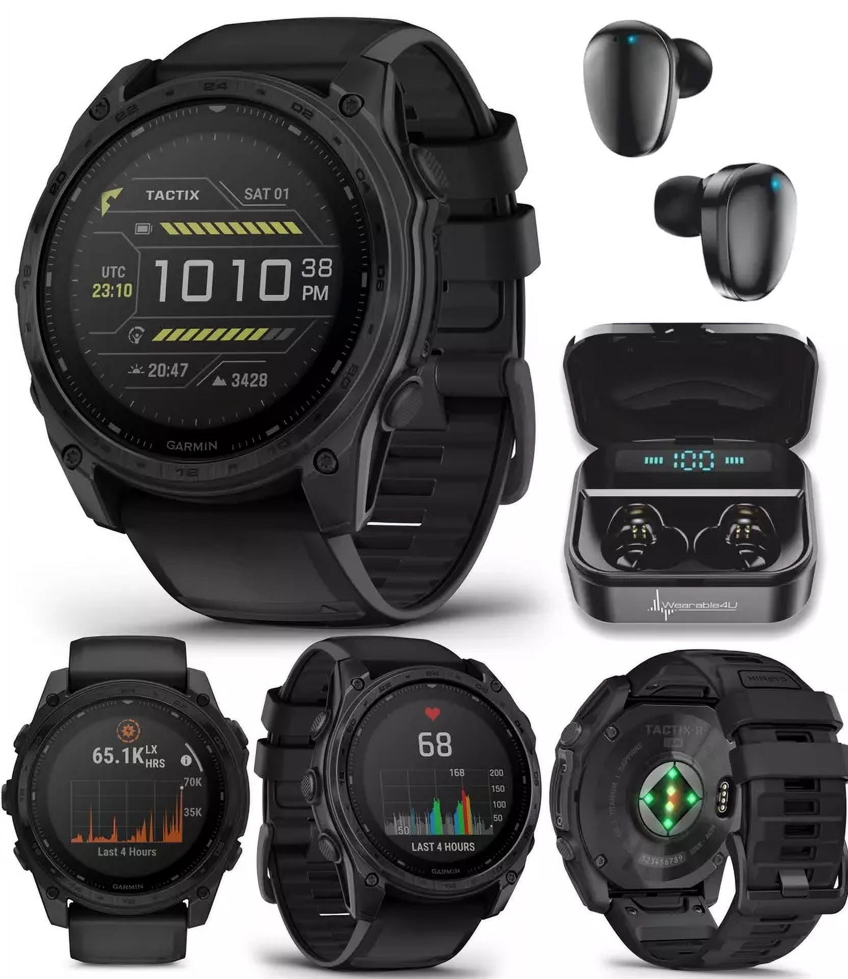 Garmin Tactix 8 - 51mm Solar, Elite, Premium Tactical GPS Smartwatch ...