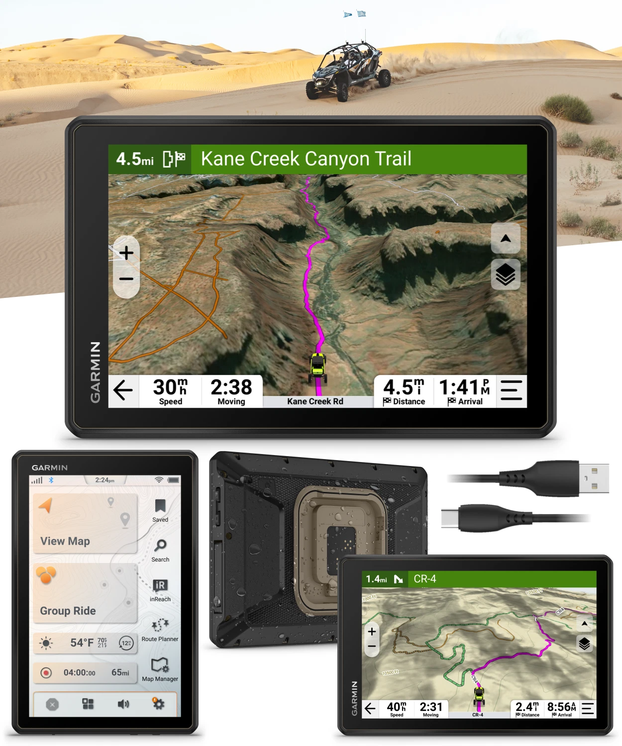 Garmin Tread® 2 - SxS Edition, Rugged 8-inch Powersport Navigator for ...