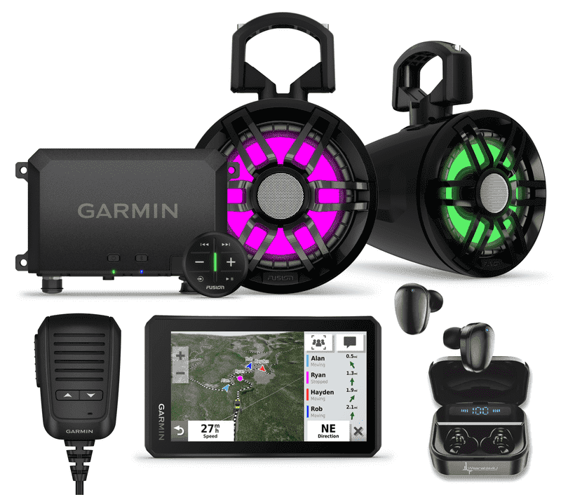 Garmin Tread Audio System with LED Controller and Tread 5.5in GPS ...