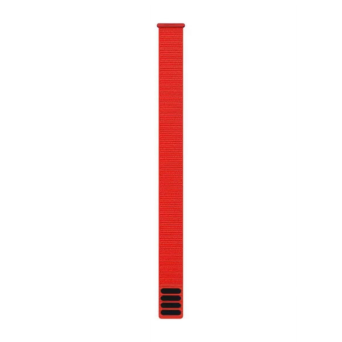 Garmin UltraFit Nylon 22mm Straps, Flame Red - Walmart.com