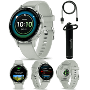 Garmin Forerunner 265S GPS Running Smartwatch, AMOLED Touchscreen ...
