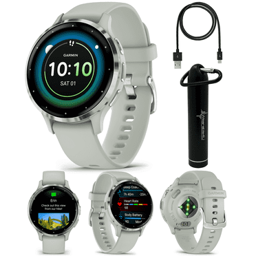 Garmin Forerunner 265S GPS Running Smartwatch, AMOLED Touchscreen ...