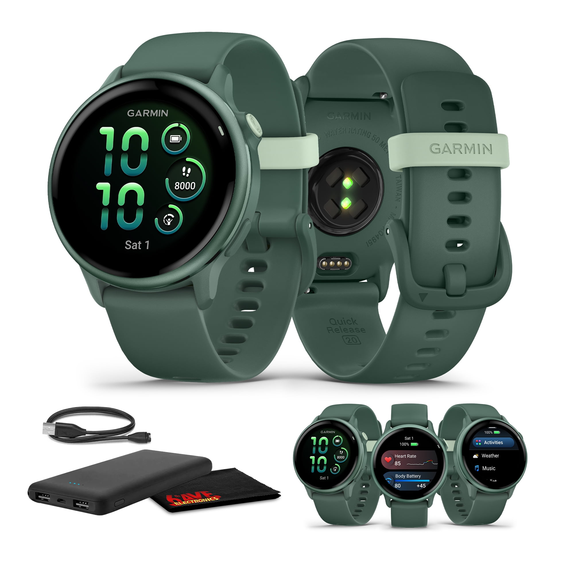 Garmin Vivoactive 6 Fitness GPS Smartwatch AMOLED Display Metallic ...