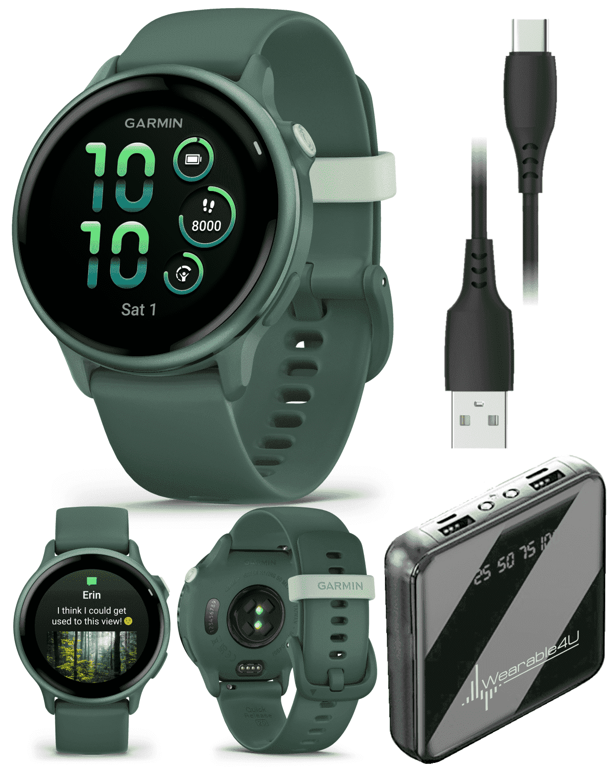 Garmin Vivoactive 6 - Health & Wellness GPS Smartwatch, 1.2 in Bright ...