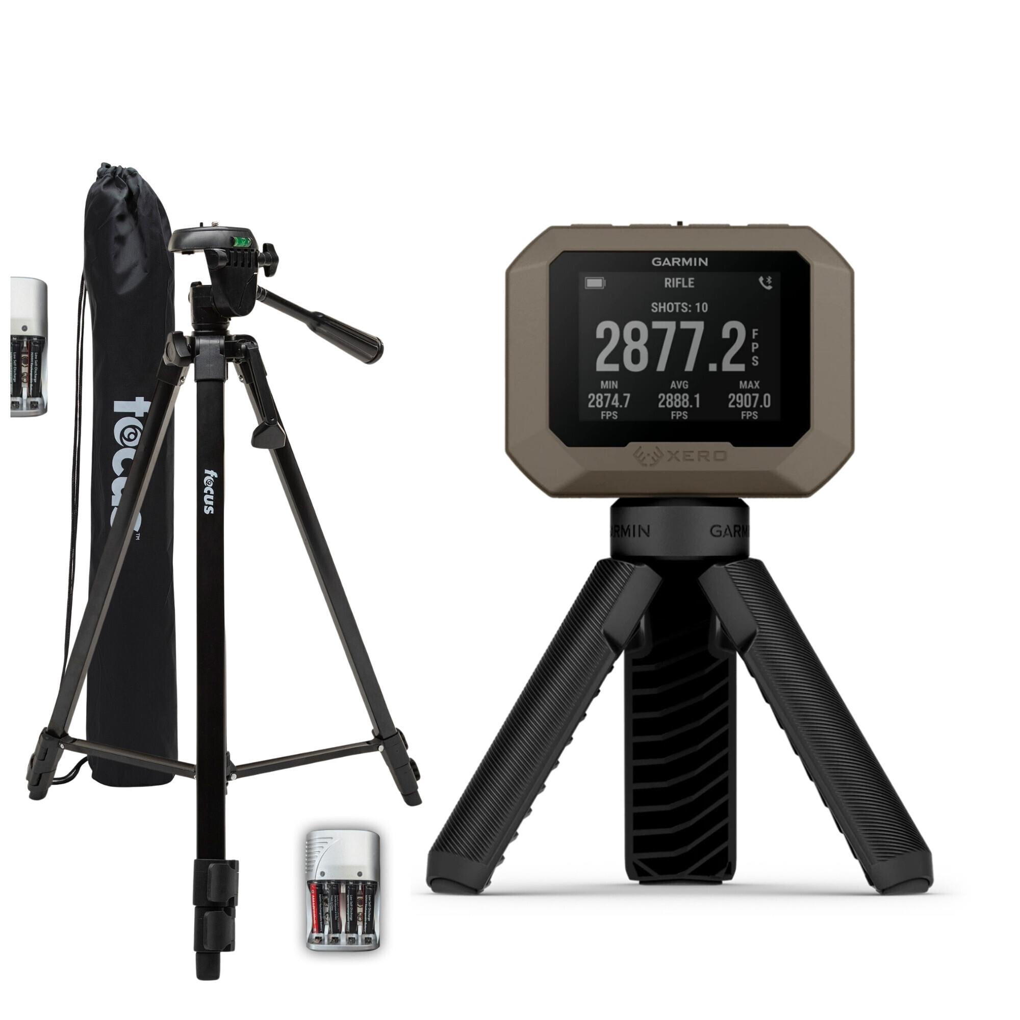 Garmin Xero C1 Pro Chronograph Bundle with 59-Inch Tripod (2 Items ...