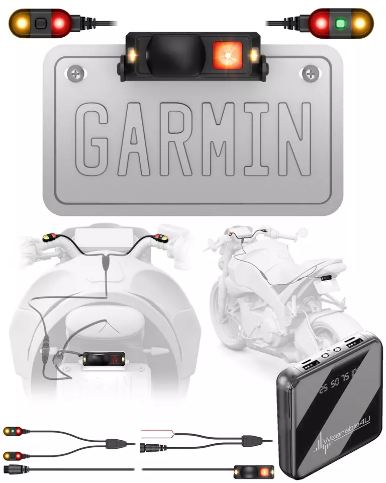 Garmin Zumo R1 Radar, Motorcycle Rearview and Blind Spot Radar with ...