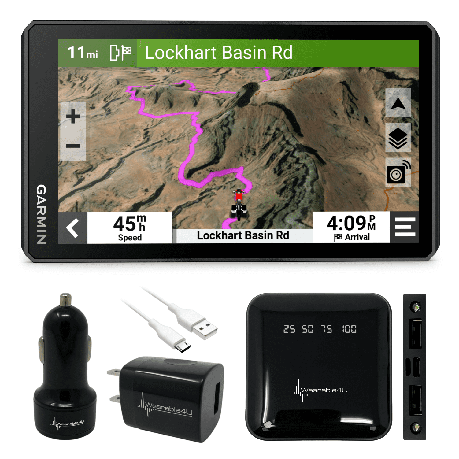 Garmin Zumo XT2 GPS Navigation Tracker, Rugged Motorcycle Bike Navigator, 6in Display with ...