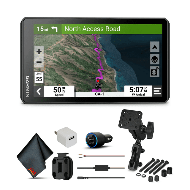 Garmin Zumo XT2 MT-S Motorcycle Navigator with Car and Wall USB ...