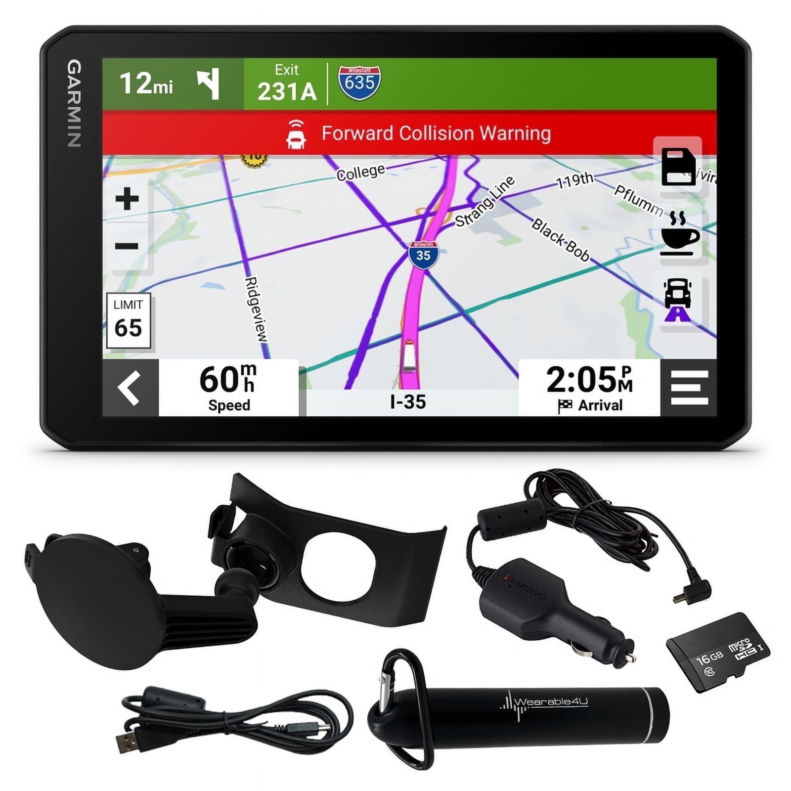 Garmin dezlCam OTR710 Trucking GPS Navigator with Power Bank ...