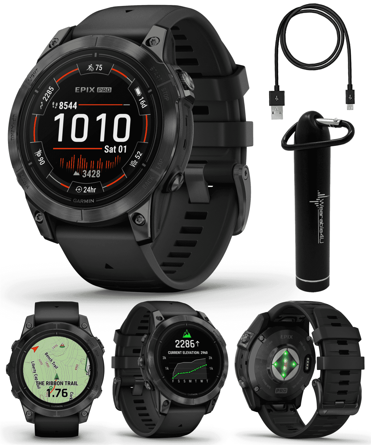 Garmin epix Pro (Gen 2), 47mm, High Performance Smartwatch, Advanced ...