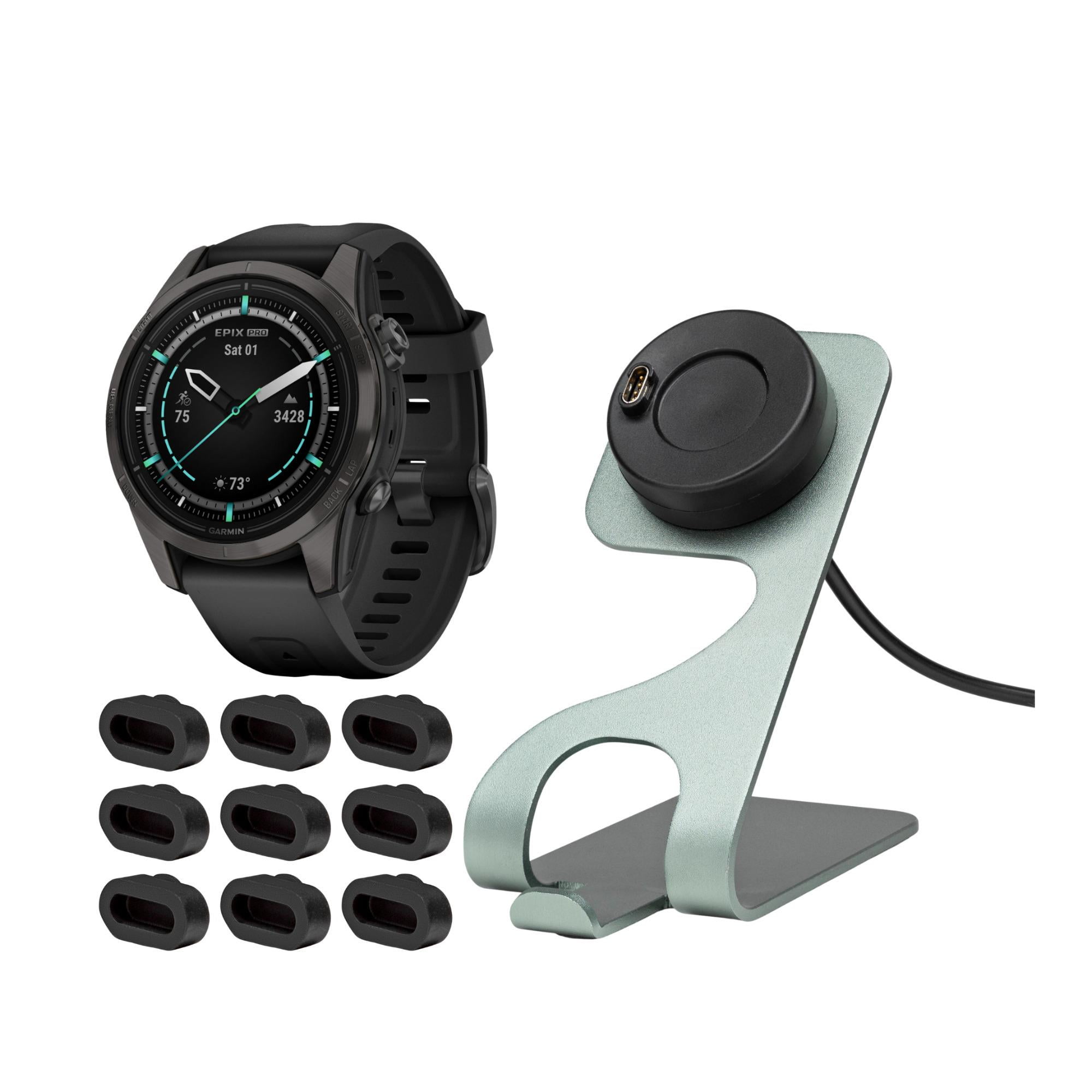 Garmin epix Pro Gen 2 Sapphire Edition Smartwatch (Gray) w/Charging ...