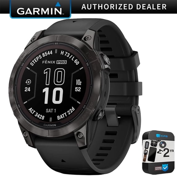 Garmin fenix 7 Pro Sapphire Solar, GPS Smartwatch, Built-in Flashlight ...