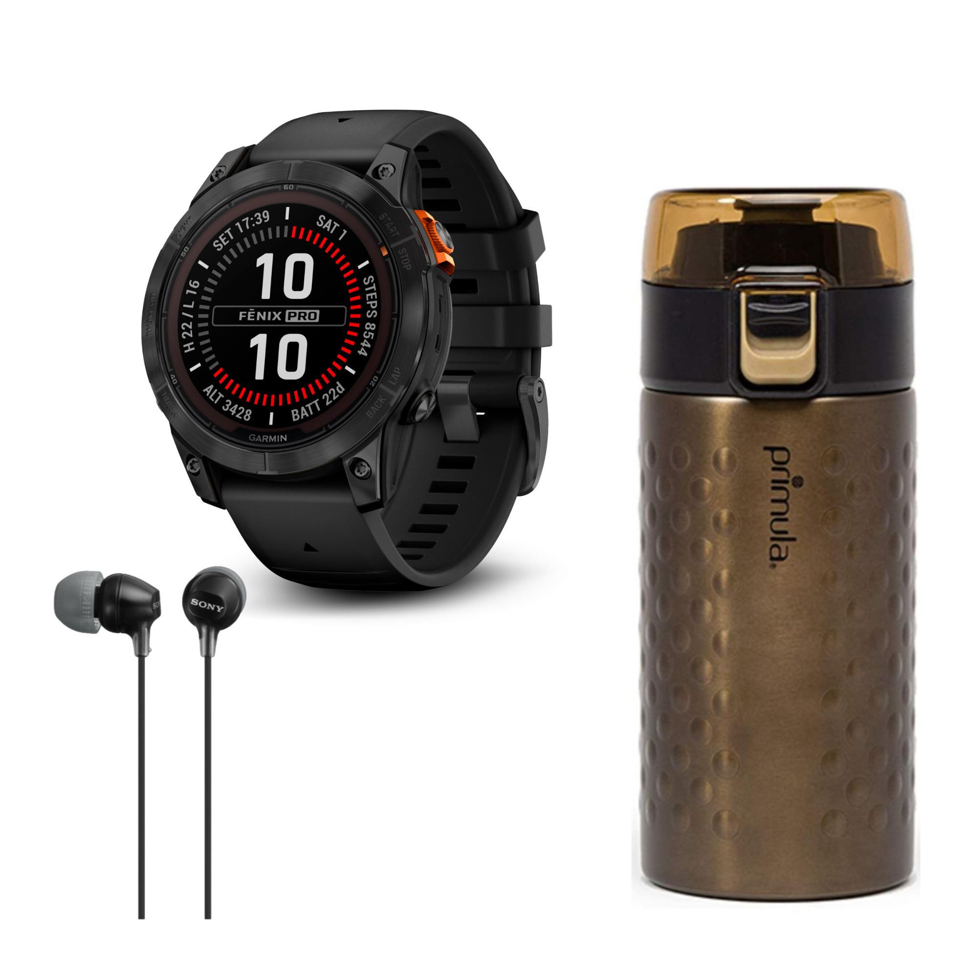 Garmin fenix 7 Pro Solar Edition Multisport GPS Smartwatch (Slate Gray ...