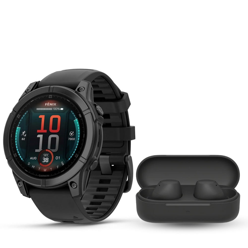 Garmin fenix 8 Sapphire 43mm GPS Smartwatch (Carbon Gray DLC Titanium ...