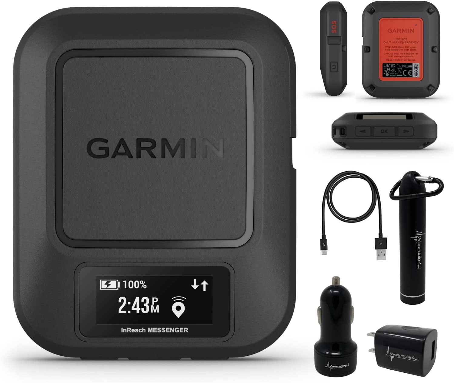 "Garmin 1.08"" inReach Messenger Handheld Satellite Communicator with ...