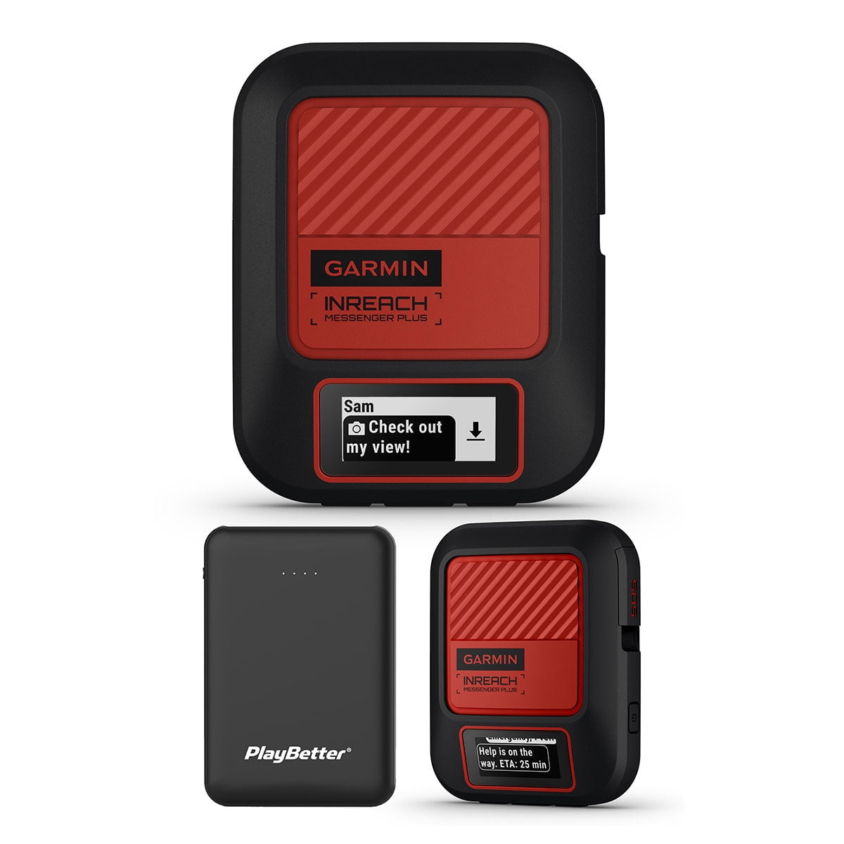 Garmin inReach Messenger Plus SOS Satellite Communicator Bundle - Photo ...