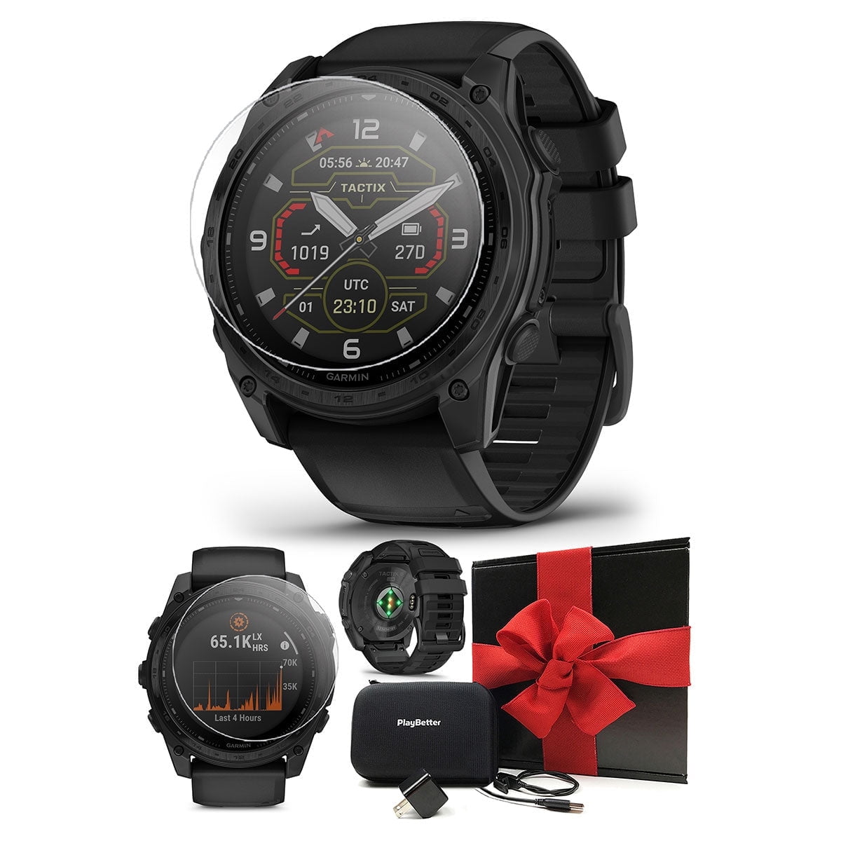 Garmin tactix 8 Solar (51mm) Premium Tactical GPS Smartwatch Gift Box ...