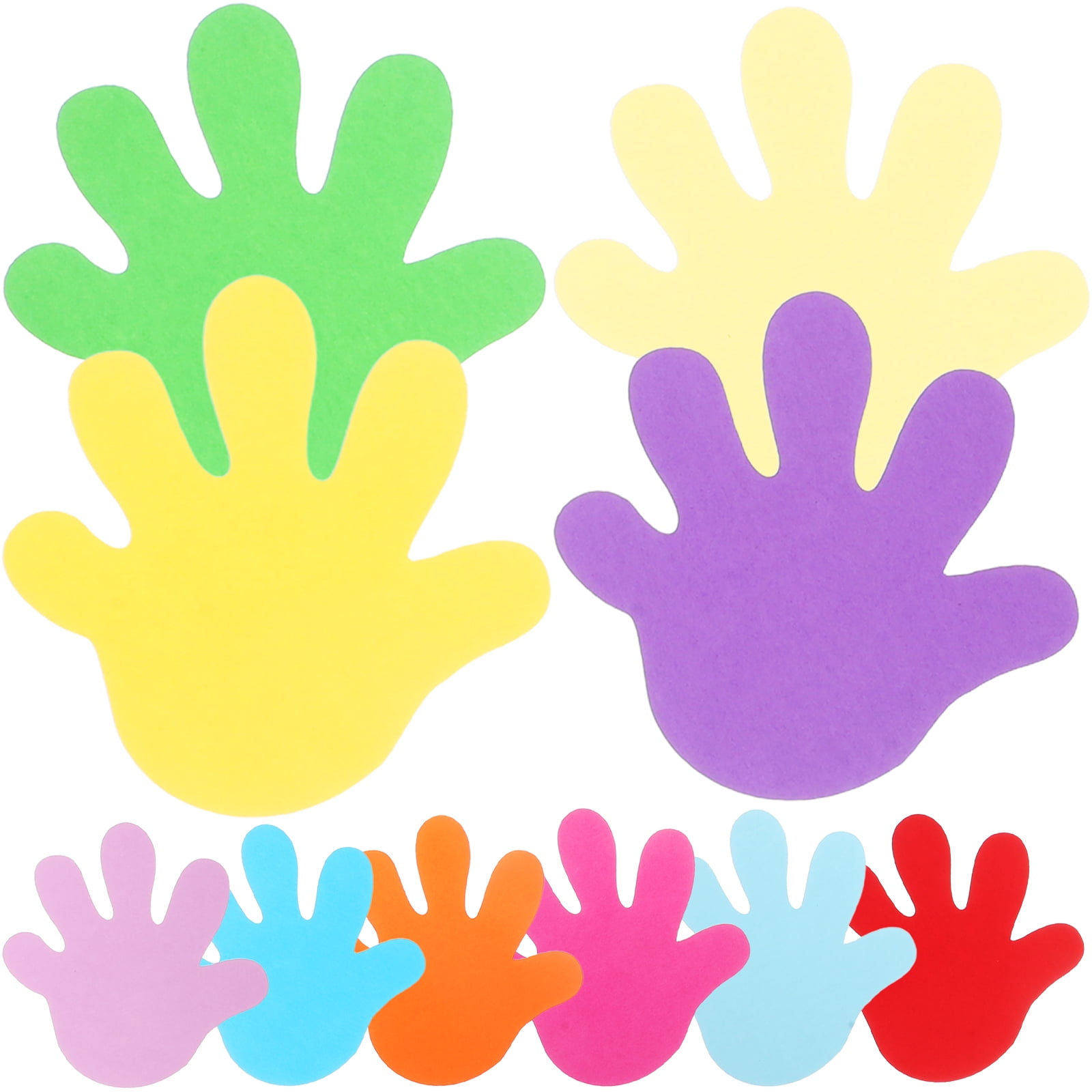 Garneck 50pcs Cartoon Shaped Paper Cutouts DIY Paper Cutouts for School ...