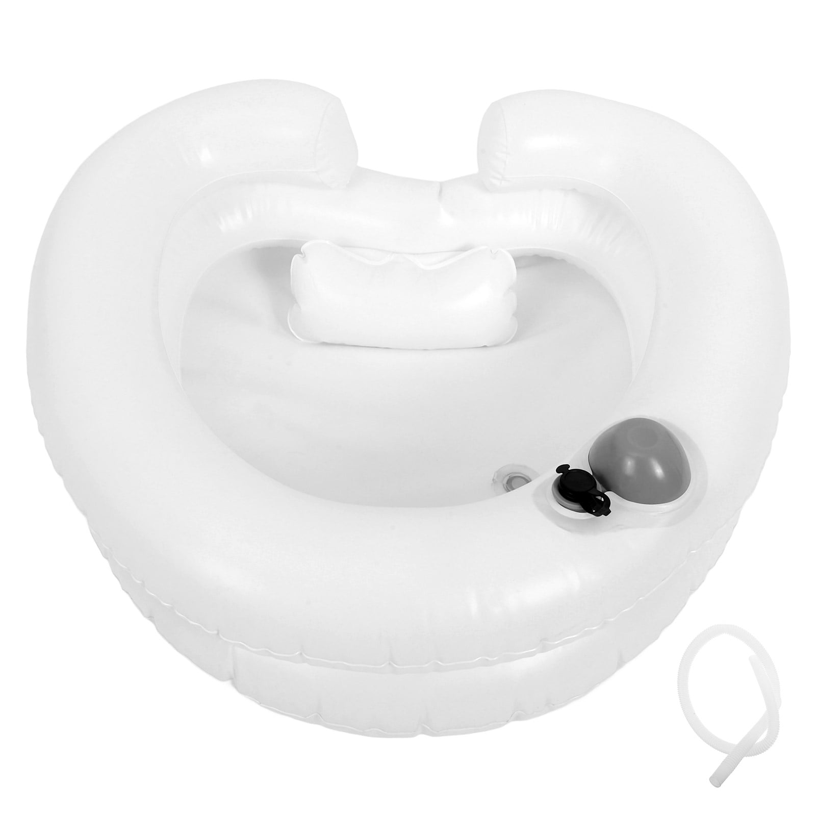 Garneck Inflatable Shampoo Bowl Portable Shampoo Basin Inflatable Hair ...