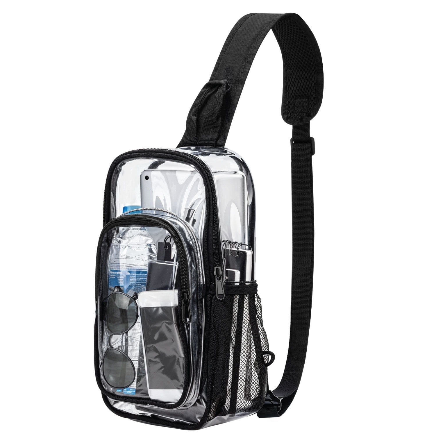 Garnen Clear Crossbody Bags for Stadium Events, Clear Purse Crossbody ...