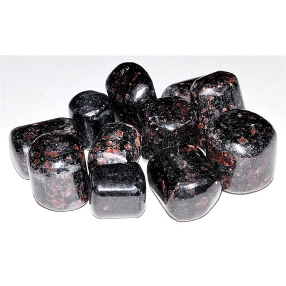 Garnet & Boitite Tumbled Stones - Multicolor - 1 lb - Healing Crystals ...