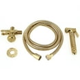 Garnet Brass Wall Mount Shower Toilet Bathroom Handheld Bidet Diaper ...