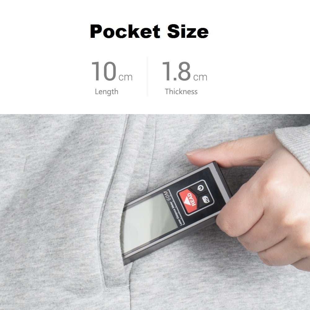 Garnet Distance Meter,Sw-b60 Meter Indoor Measurement Distance Meter Handheld Measurement Device ...