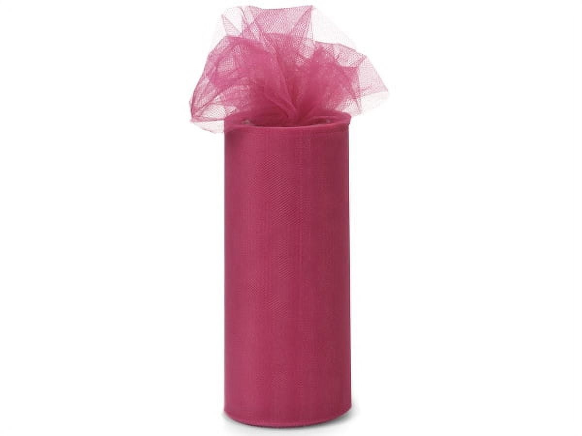 Garnet Red Premium Tulle Ribbon, 6"x25 yards - Walmart.com