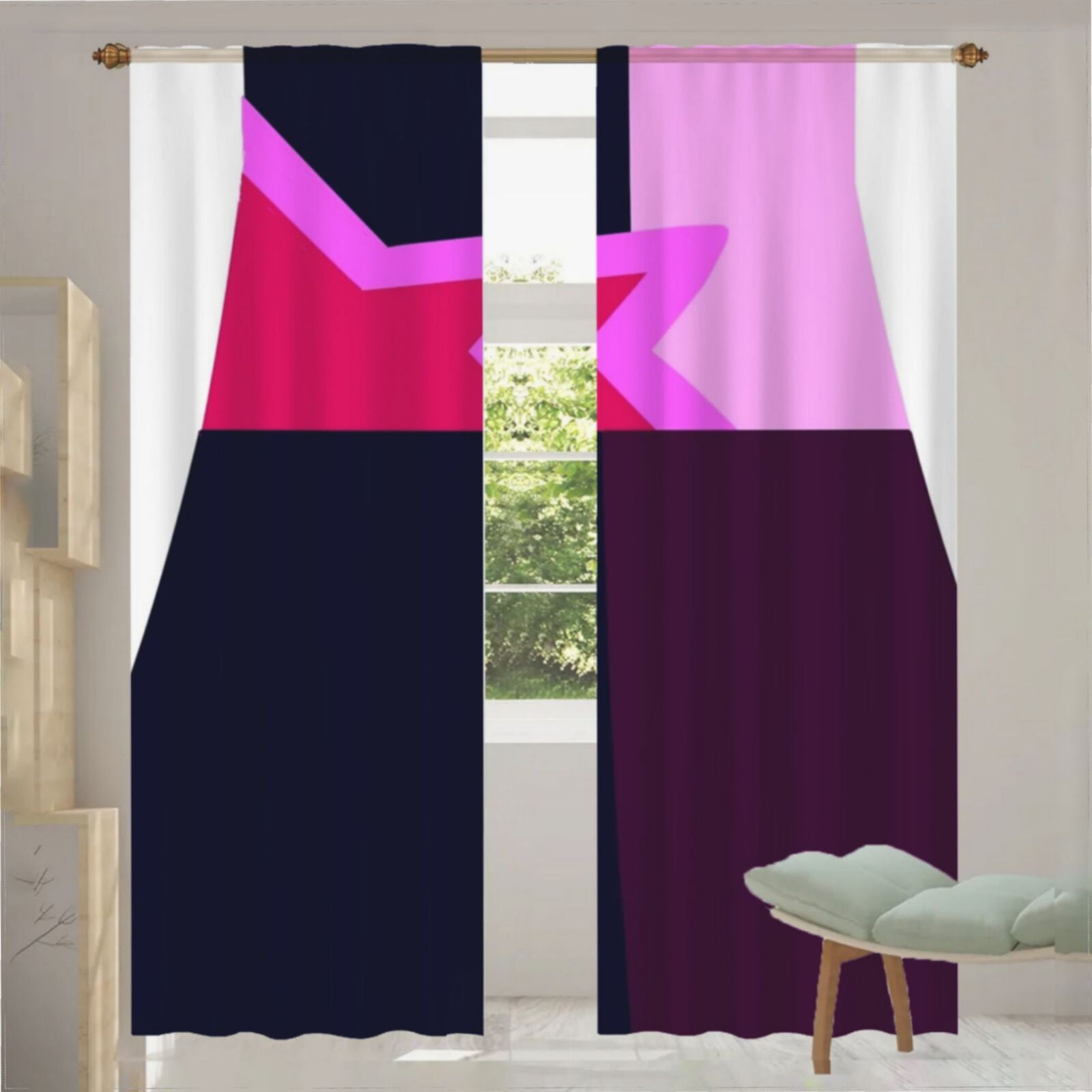 Garnet (Steven Universe) Curtains for Living Room Bedroom Decor ...