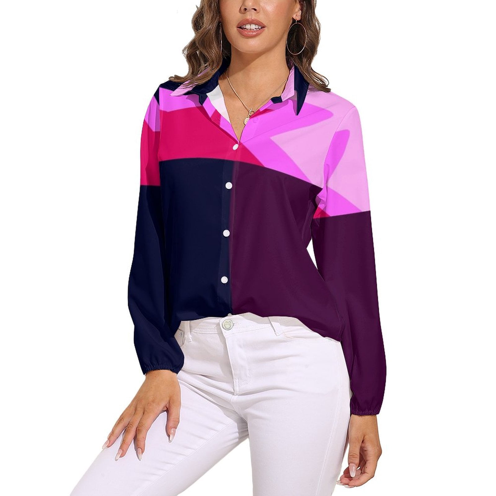 Garnet (Steven Universe) Long Sleeve Blouse Woman Streetwear Casual ...