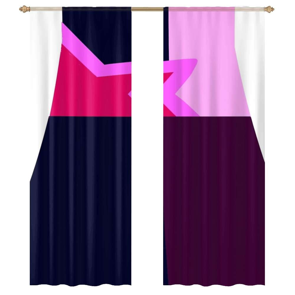 Garnet Steven Universe Sheer Voile Curtain Window Tulle Curtains For ...