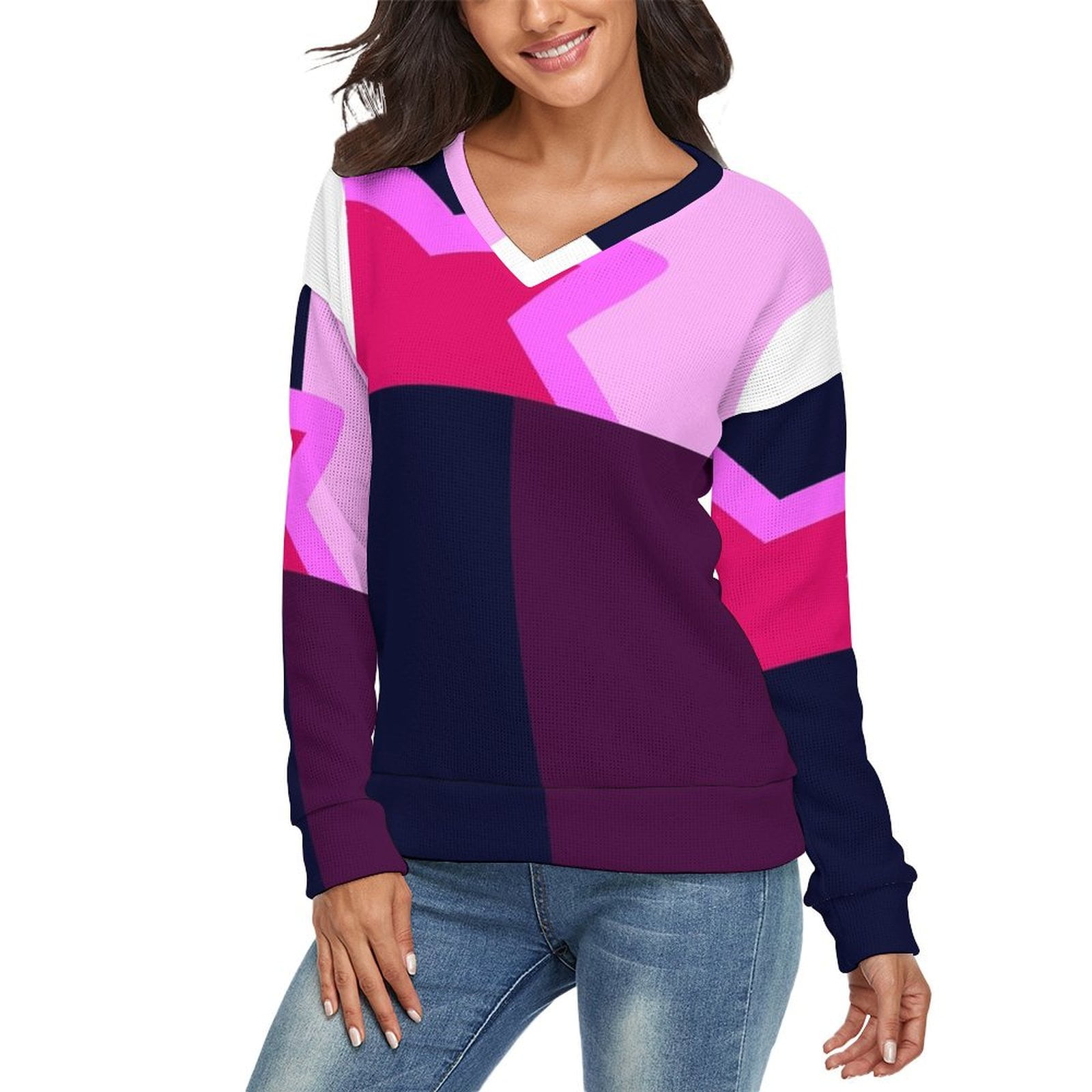 Garnet (Steven Universe) V-neck Sweater Winter Clothes Long Sleeve ...